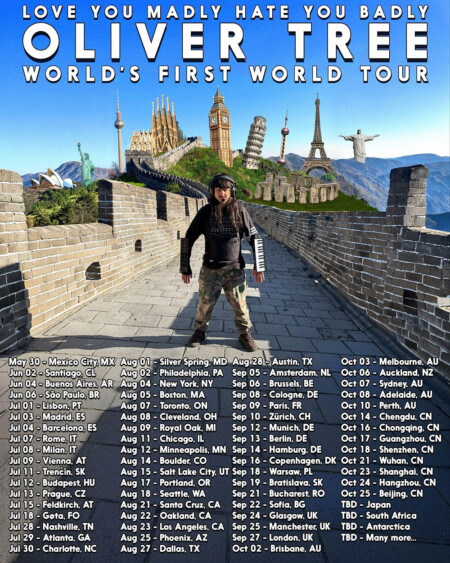 Oliver Tree Tour Dates